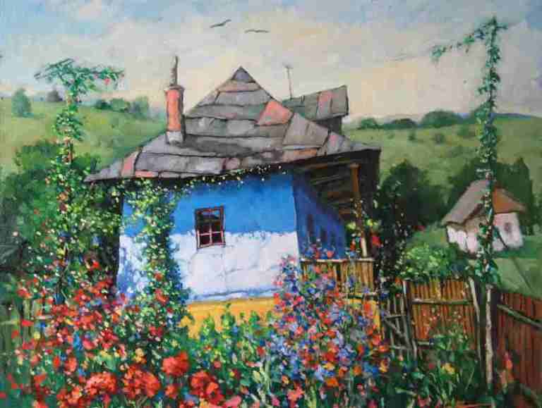 Romania in Paintings by David Croitor | The Happy Hermit